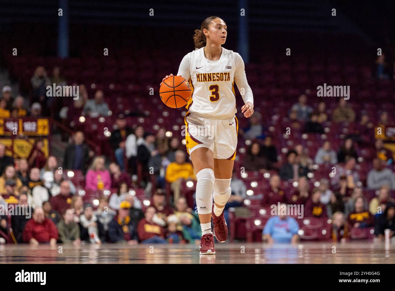 St. Paul, Minnesota, USA. 8th Nov, 2024. University of Minnesota player ...