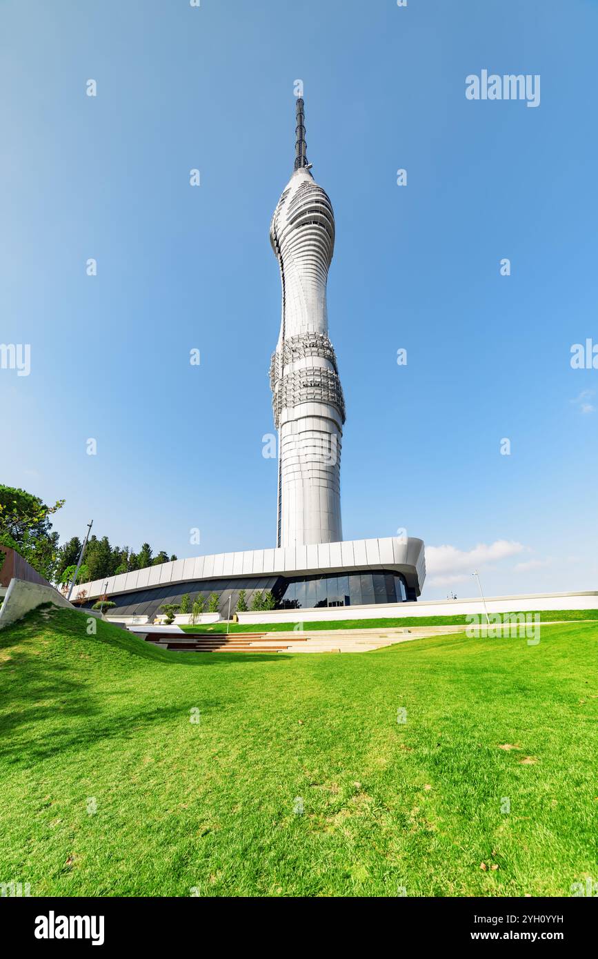 View of the Camlica Tower in Istanbul, Turkey Stock Photo - Alamy