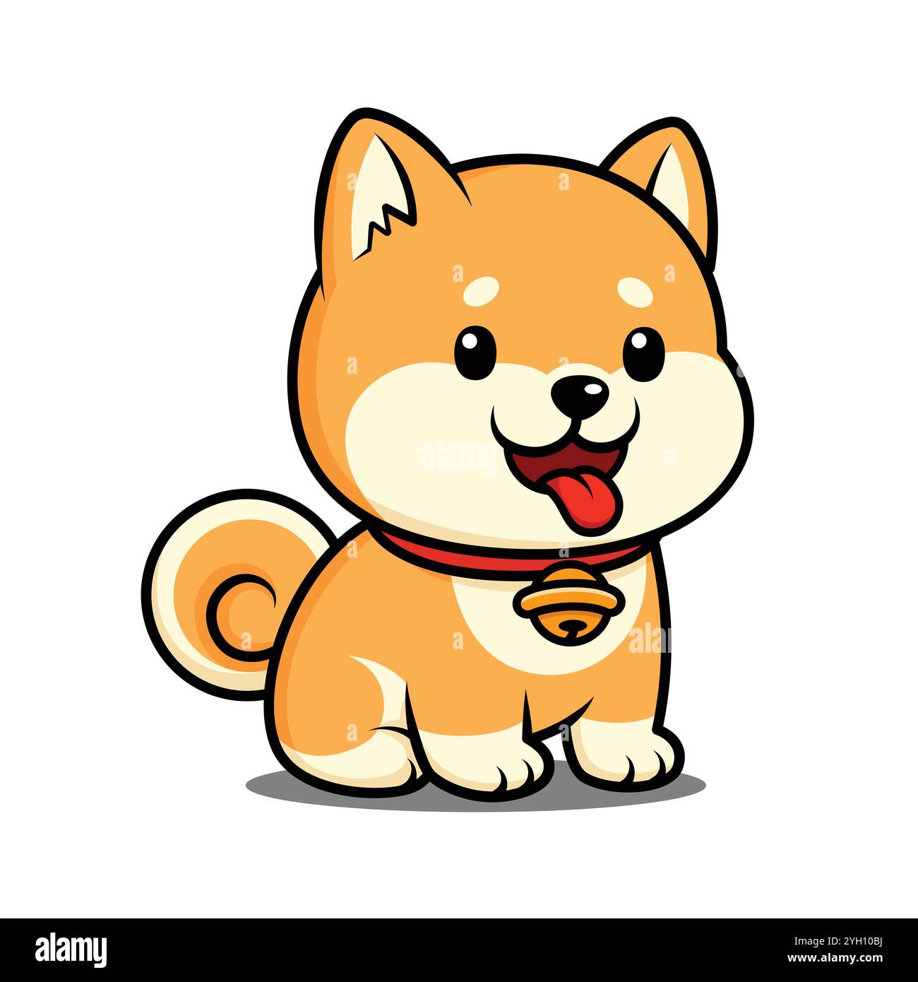 Shiba inu doodle Stock Vector Images - Alamy