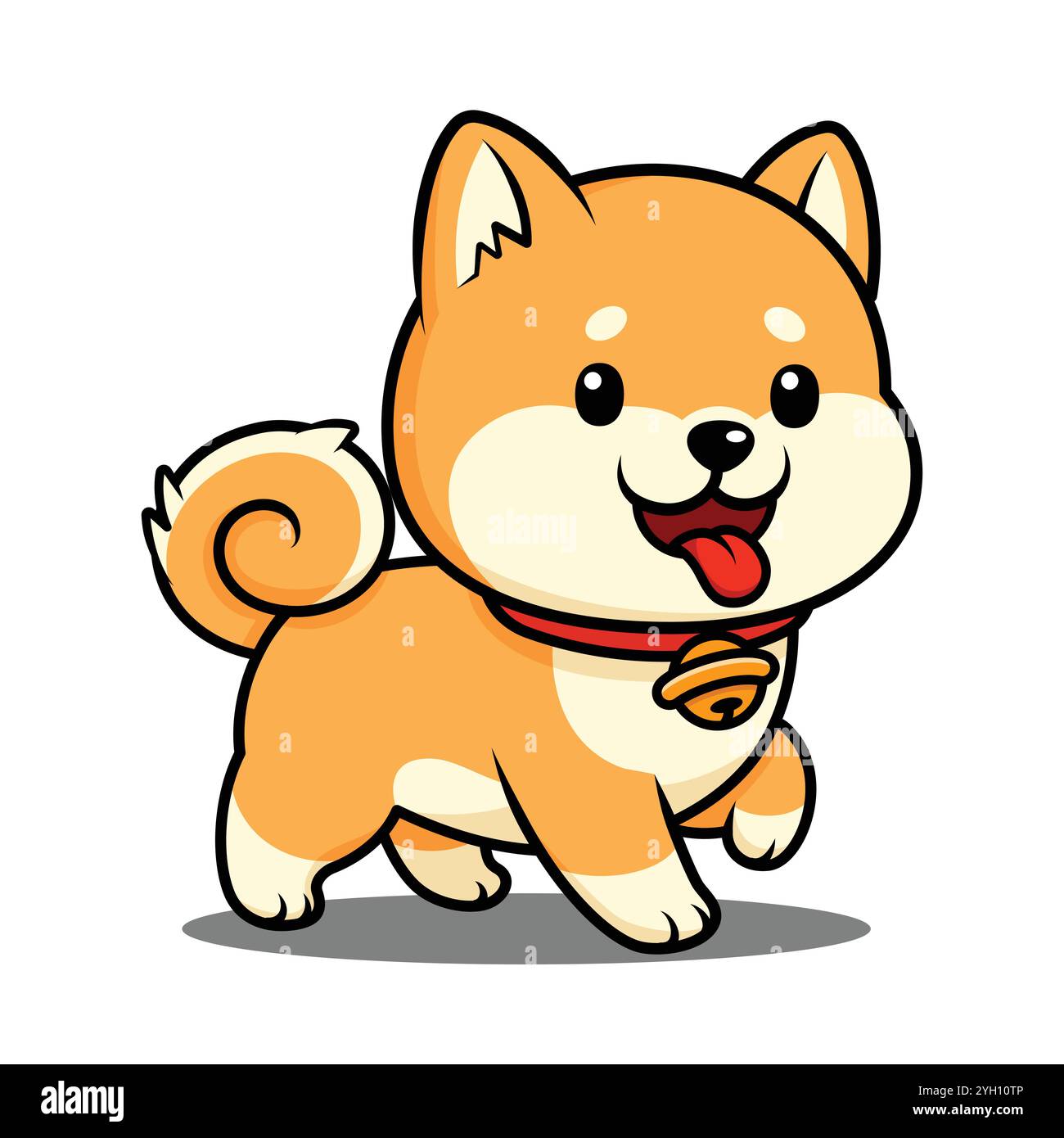 Shiba inu doodle Stock Vector Images - Alamy