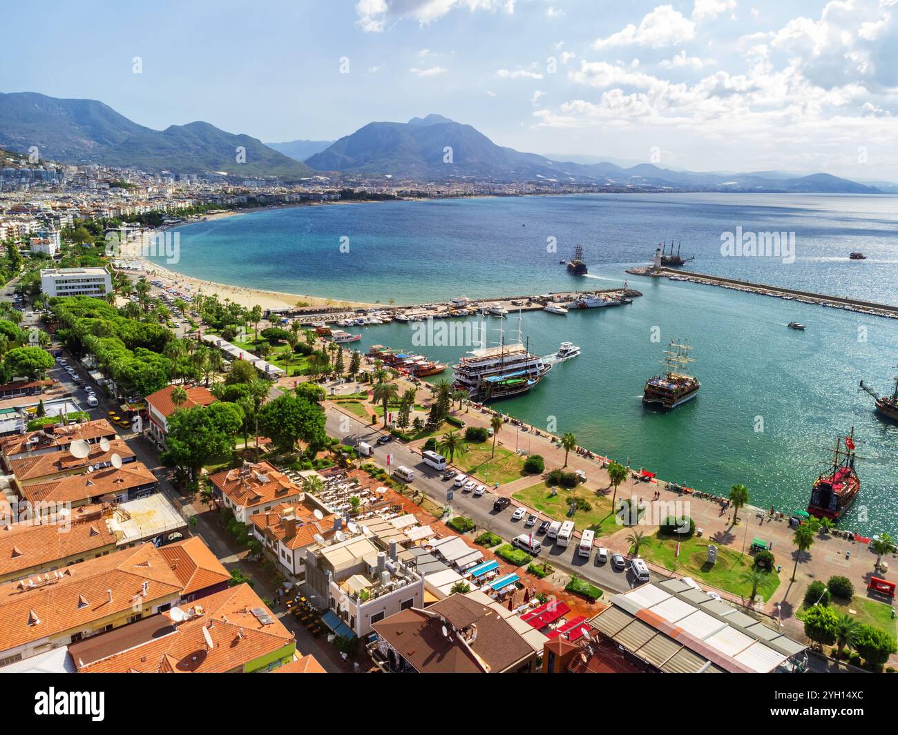 Alanya harbor view in hi-res stock photography and images - Alamy