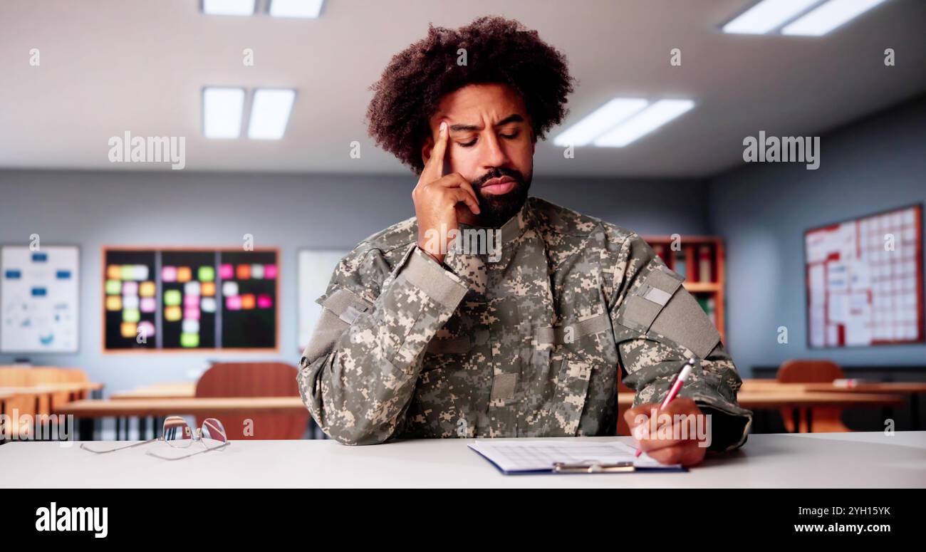Military exams hi-res stock photography and images - Alamy