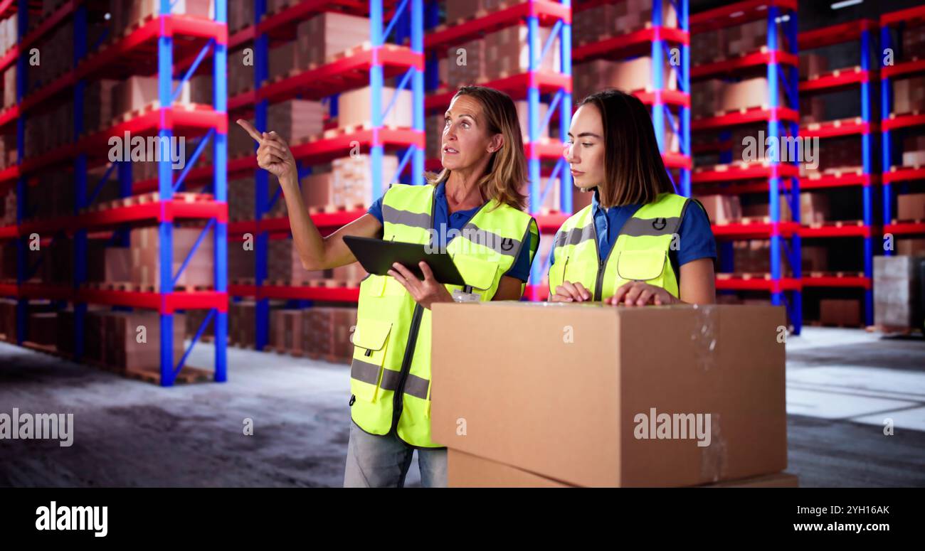 Engineer Woman Checking Industrial Facility. OSHA Inspection Stock ...