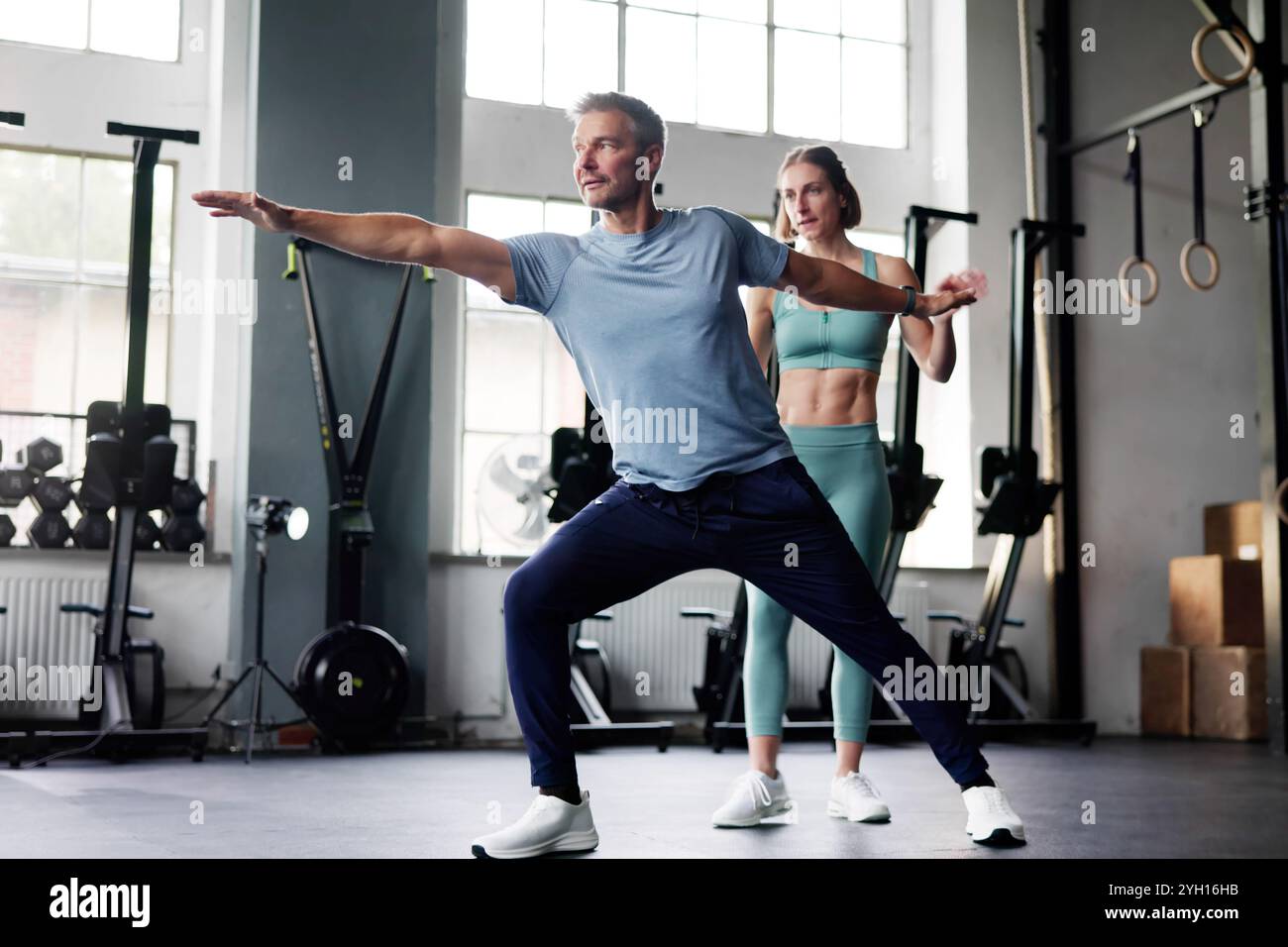 Man guy personal trainer coach hi-res stock photography and images - Alamy