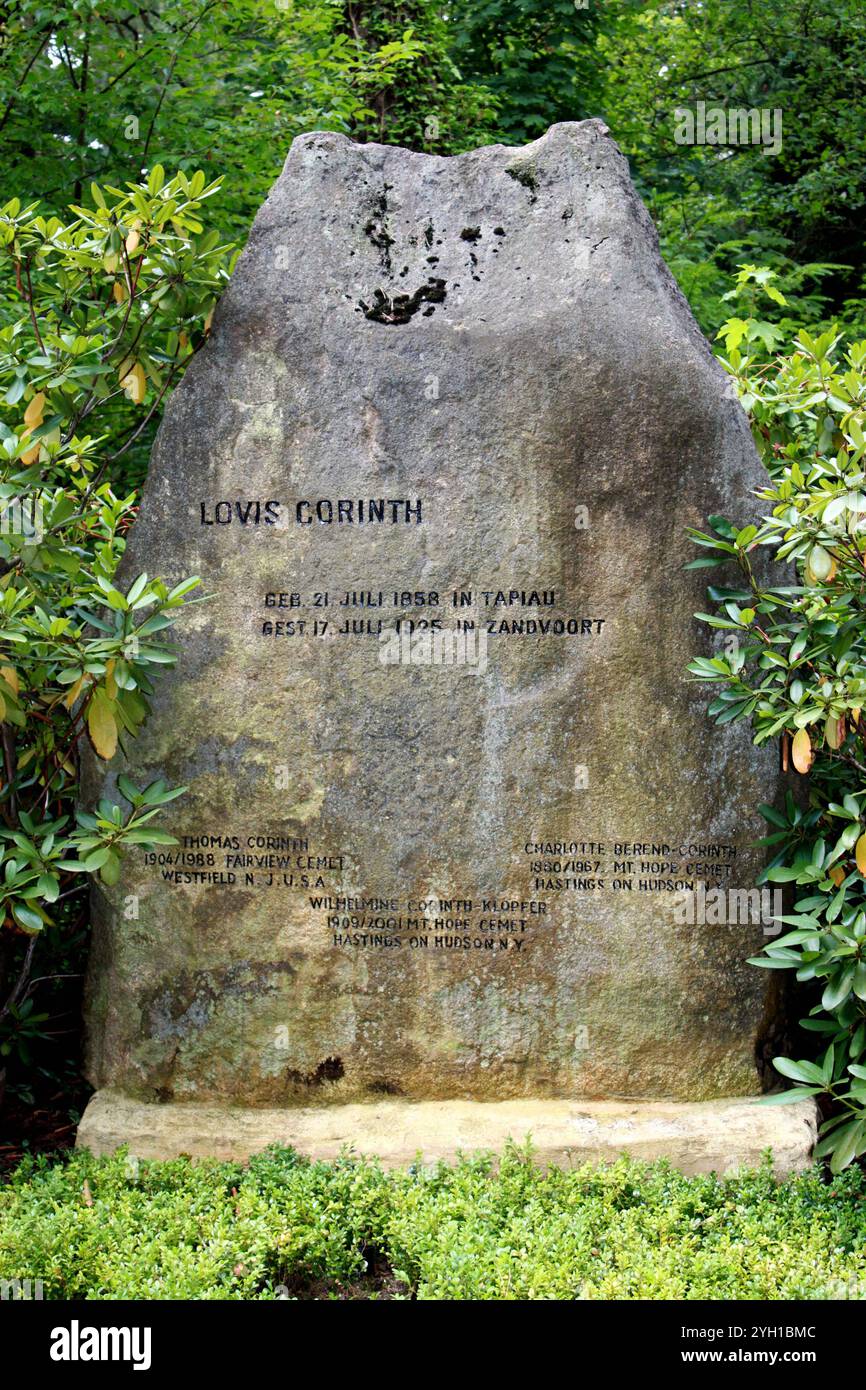 ...hier ruht der große Maler, Grafiker und Zeichner des Expressionismus ...