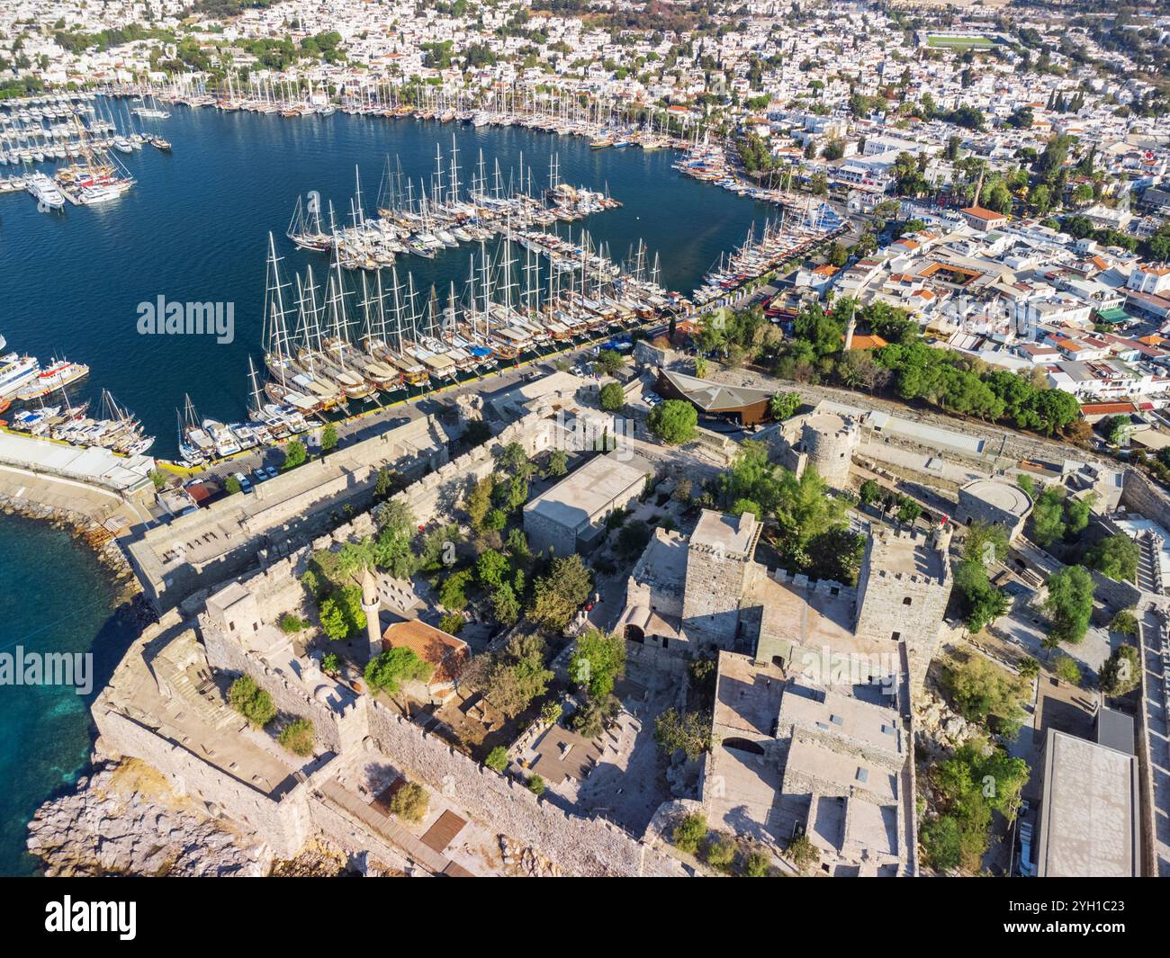 Aerial view of Bodrum Castle in Turkey Stock Photo - Alamy