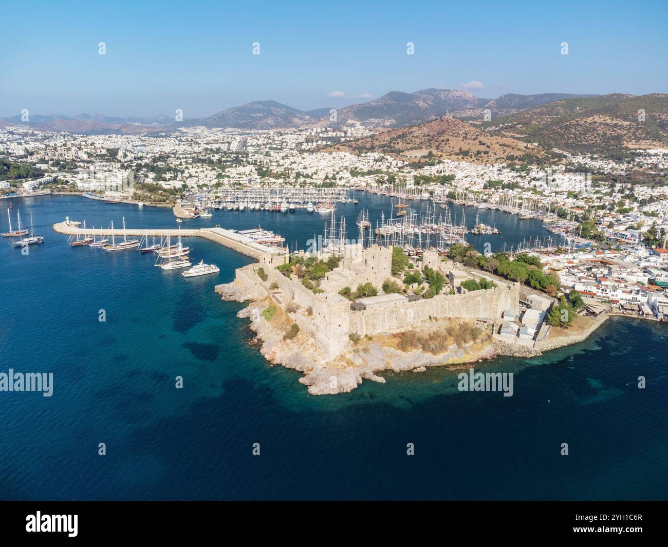 Aerial view of Bodrum Castle in Turkey Stock Photo - Alamy