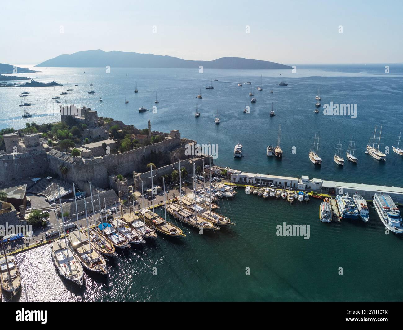 Aerial view of Bodrum Castle in Turkey Stock Photo - Alamy