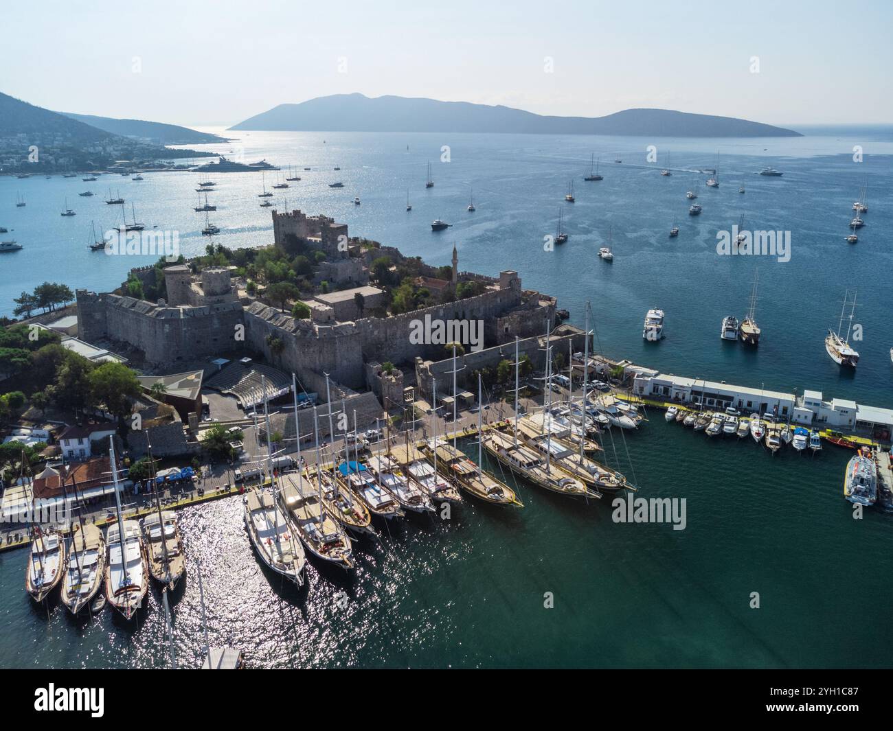 Aerial view of Bodrum Castle in Turkey Stock Photo - Alamy