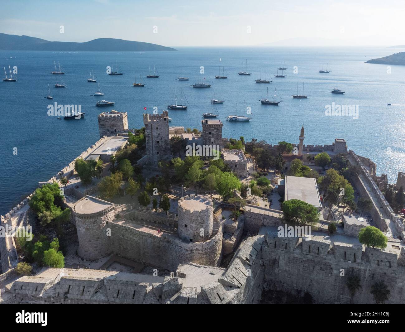Bodrum turkey fortress tower hi-res stock photography and images - Alamy