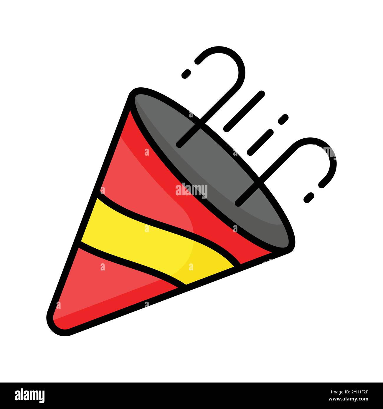 Party popper champagne Stock Vector Images - Alamy