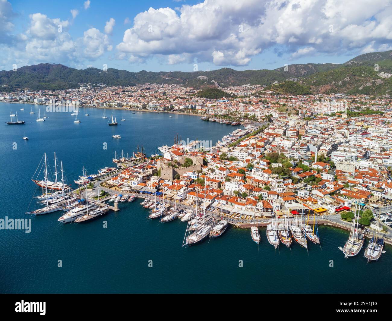Marmaris castle yacht hi-res stock photography and images - Alamy