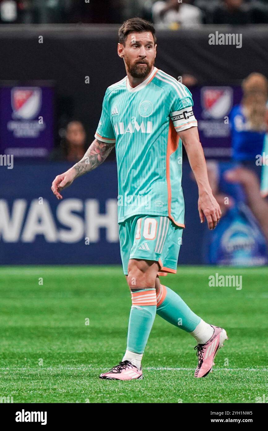 Atlanta, Georgia, USA. 2nd Nov, 2024. Inter Miami midfielder Lionel ...
