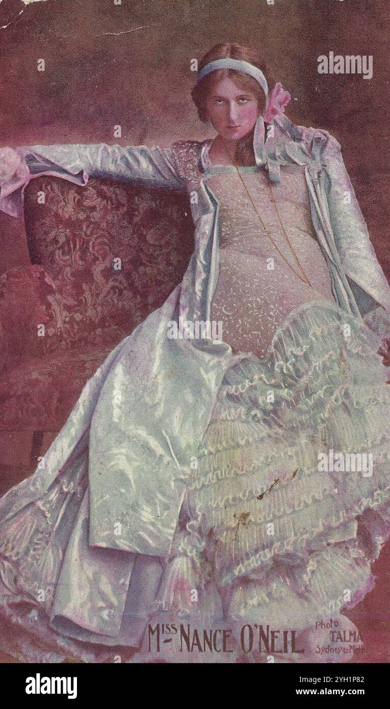 Nance O Neil- American actress. A vintage theater image of Nance O Neil ...