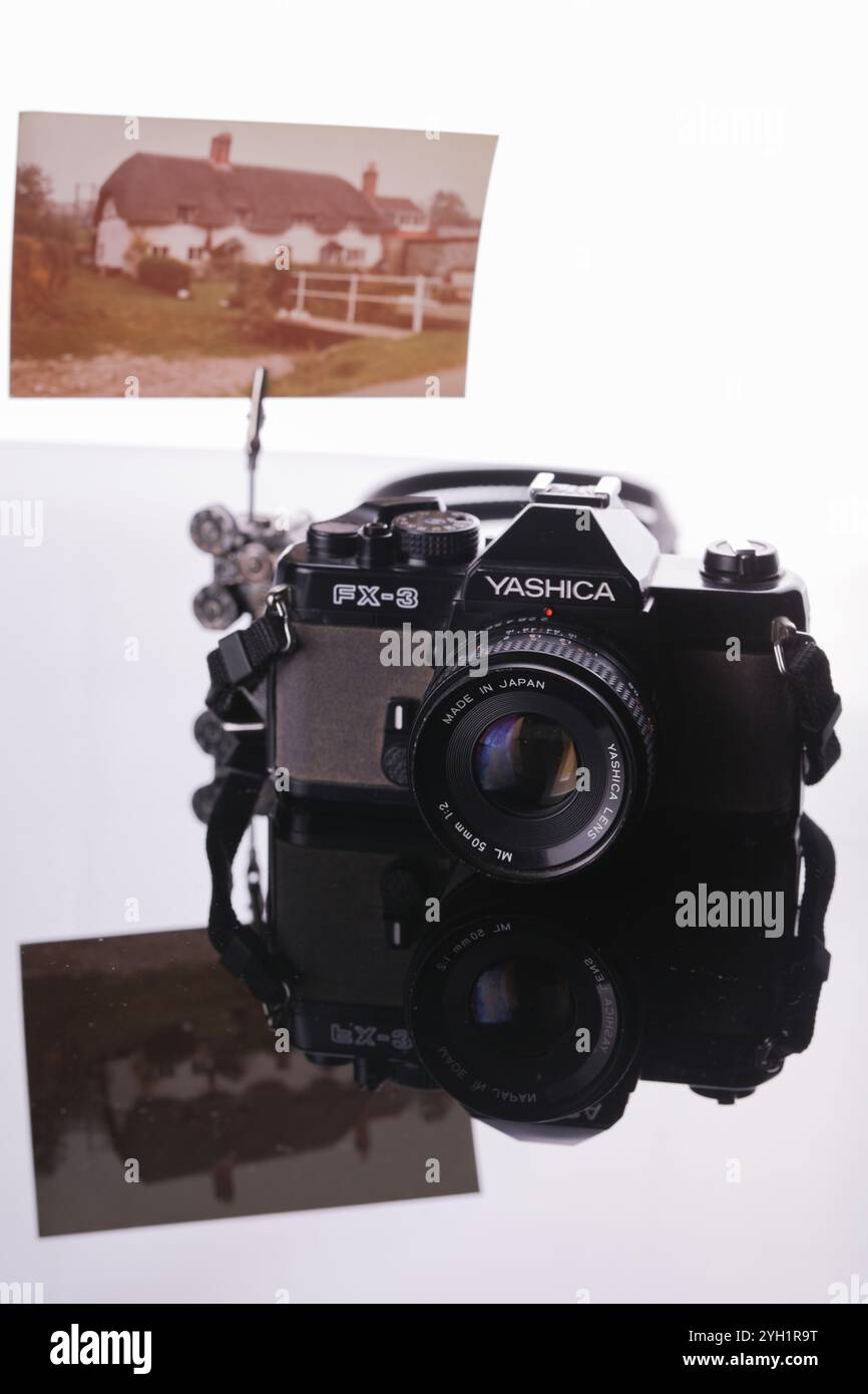 Gaziantep, Turkey. A Yashica 35 mm SRL camera from the mid-1980s. An ...