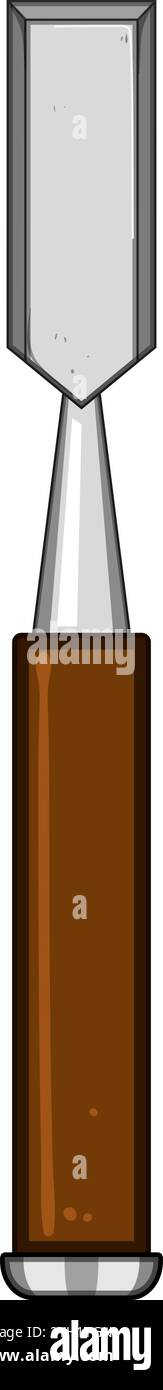 tool chisel carving cartoon vector illustration Stock Vector Image ...