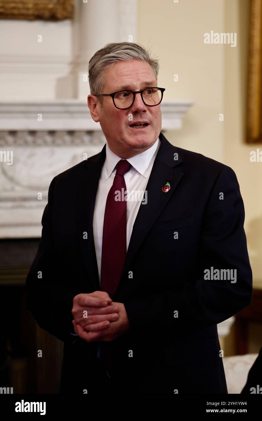Prime Minister Sir Keir Starmer during a meeting with Chancellor of the ...