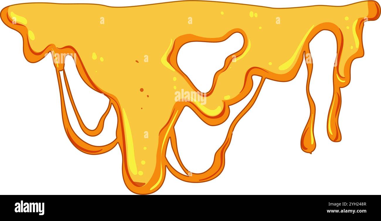 clean dripping oil stain cartoon vector illustration Stock Vector Image ...