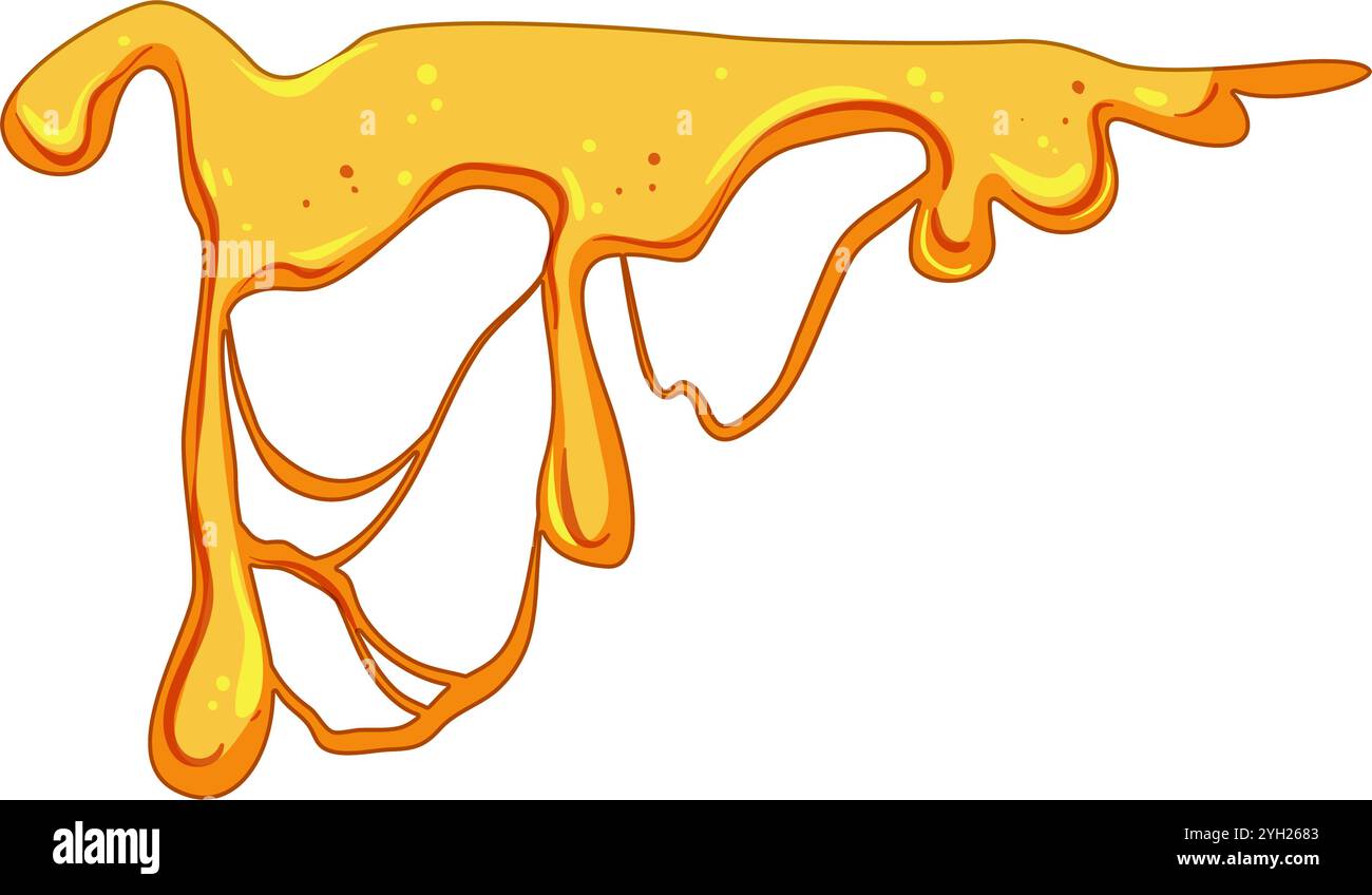 removal dripping oil stain cartoon vector illustration Stock Vector ...