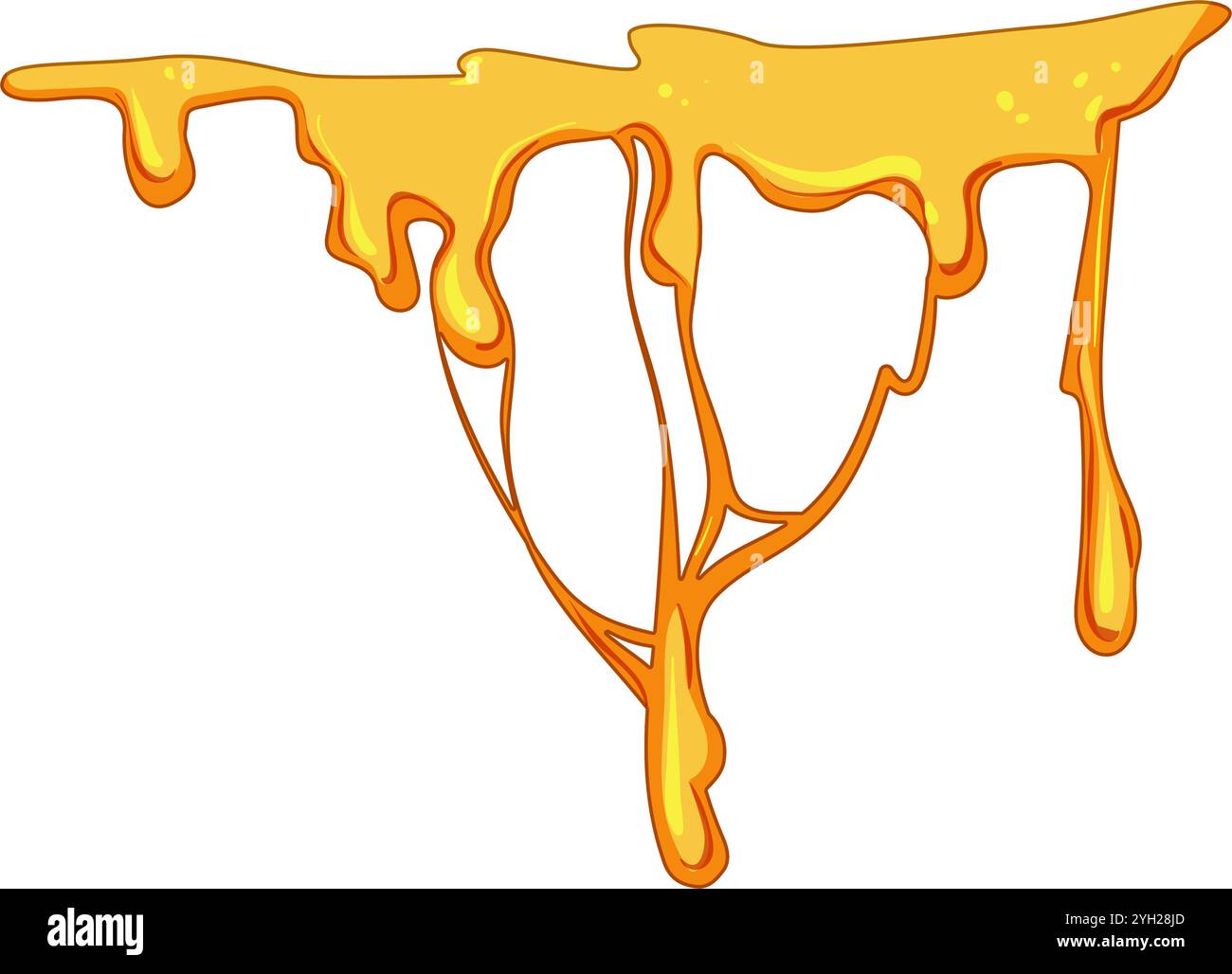 laundry dripping oil stain cartoon vector illustration Stock Vector ...