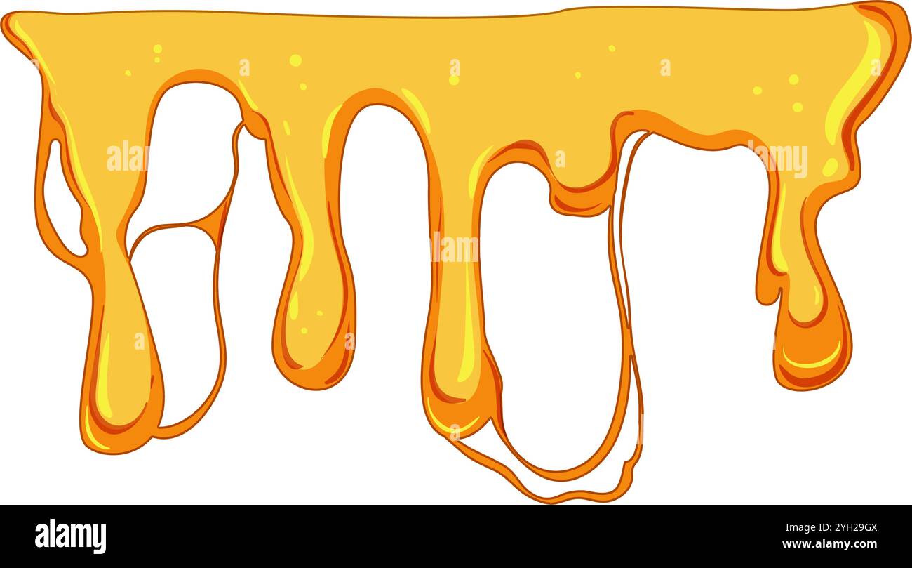 detergent dripping oil stain cartoon vector illustration Stock Vector ...