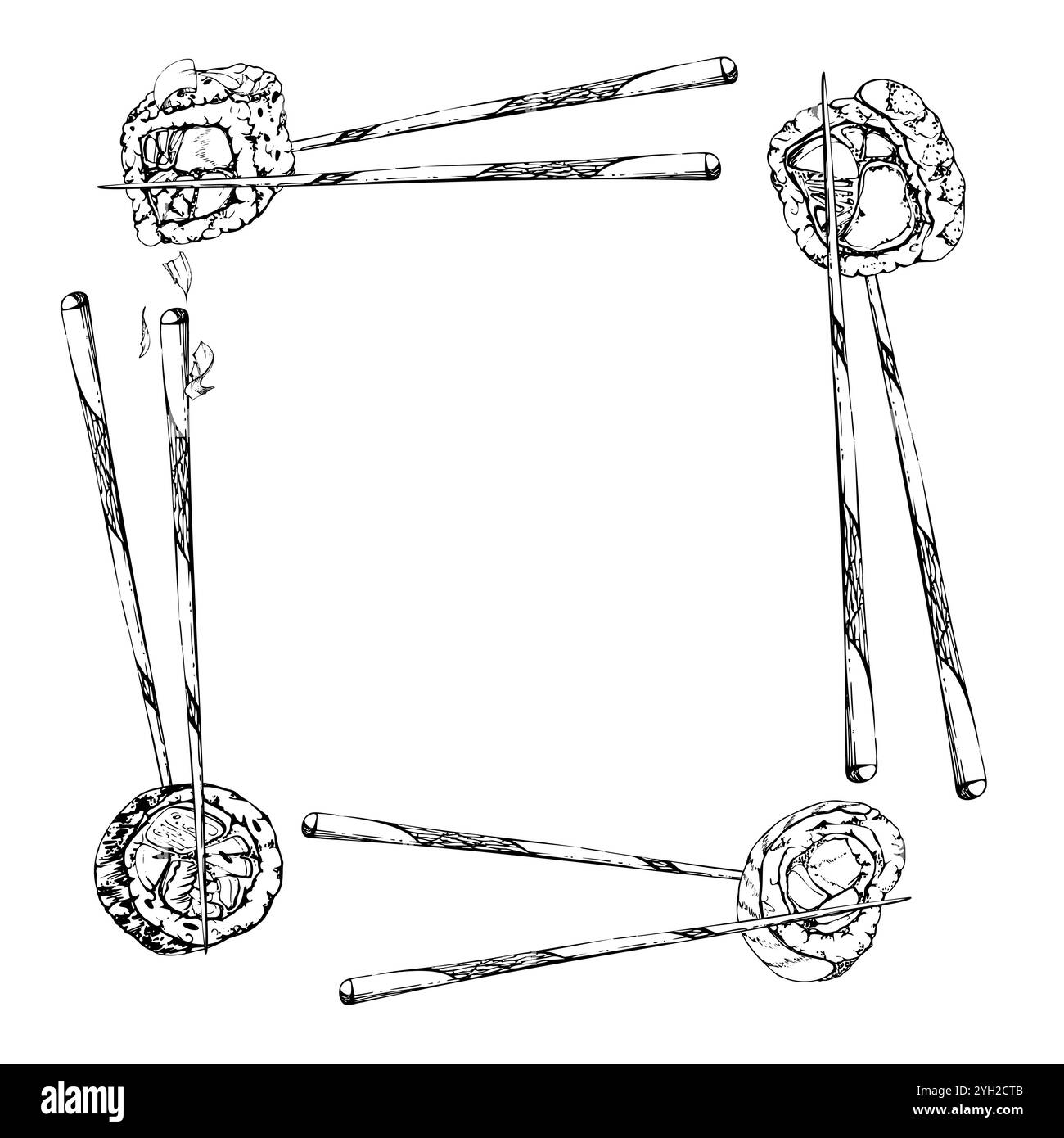 Tempura roll tuna on Stock Vector Images - Alamy