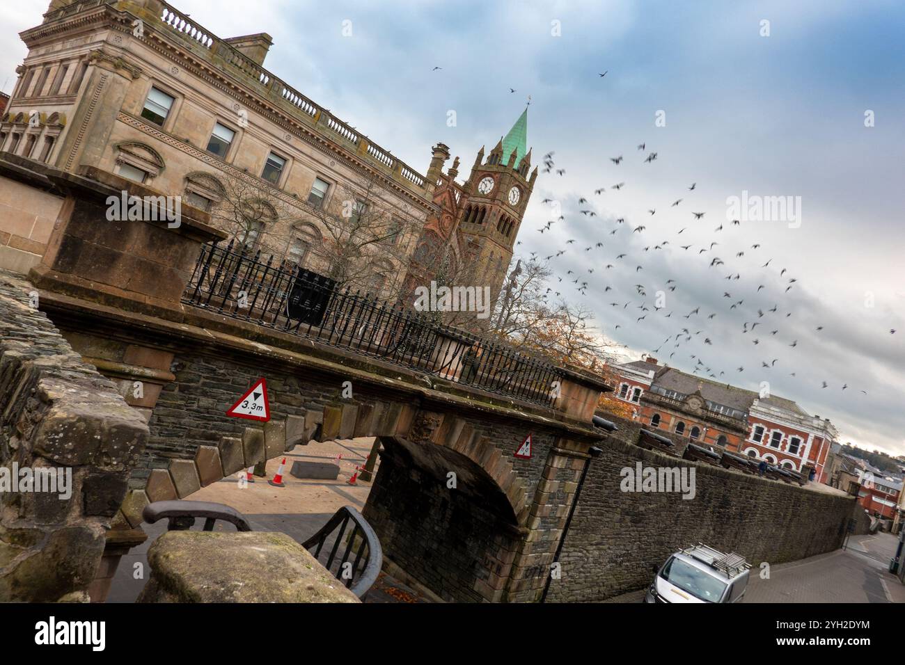 Magazine Gate Derry City Walls Stock Photo - Alamy