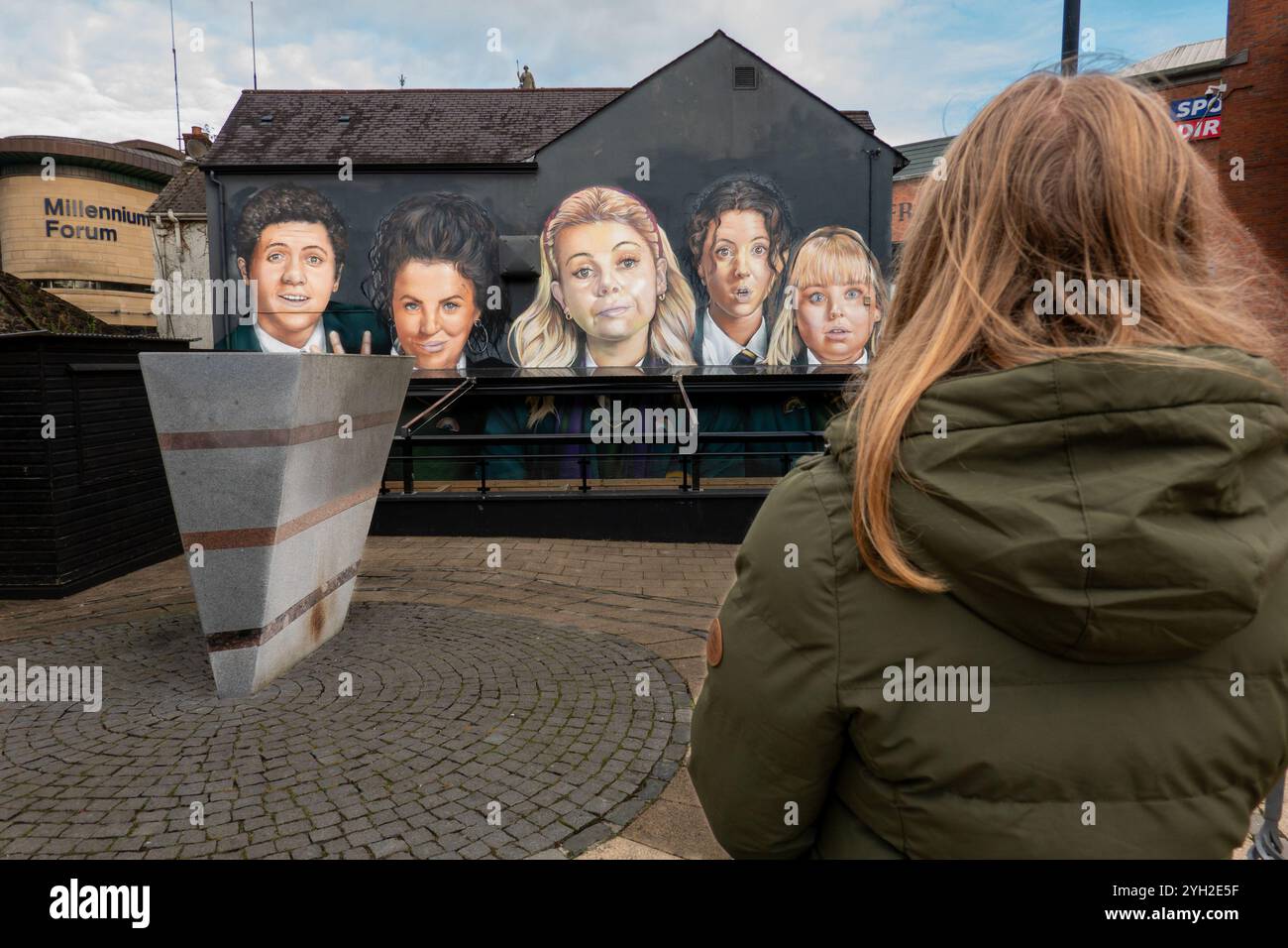 The Derry Walls Stock Photo - Alamy