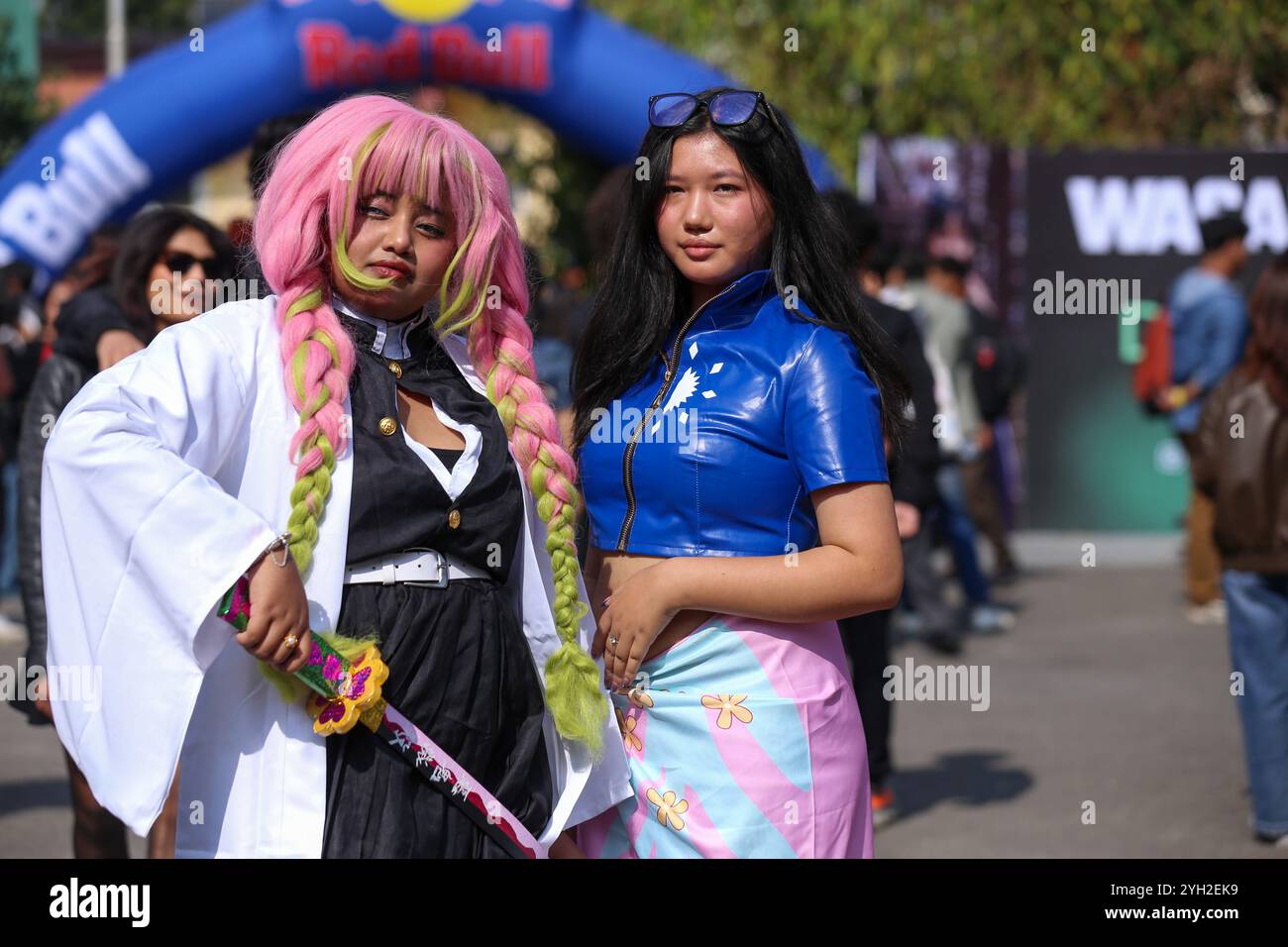 Nepali cosplayers attend the Otaku Jatra, an annual event organized in ...
