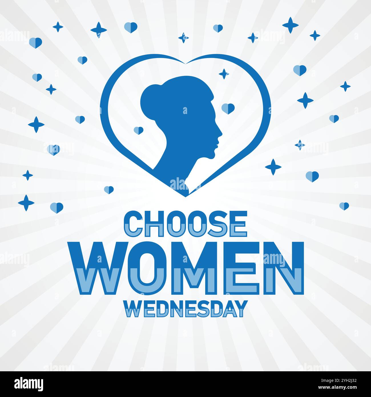 Choose Women Wednesday. Holiday concept. Template for background ...
