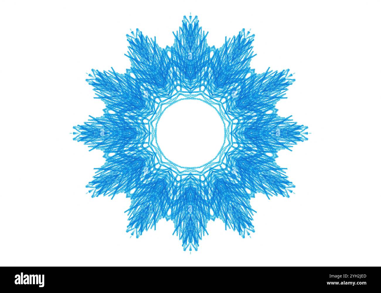 Abstract blue design element on white background Stock Photo - Alamy