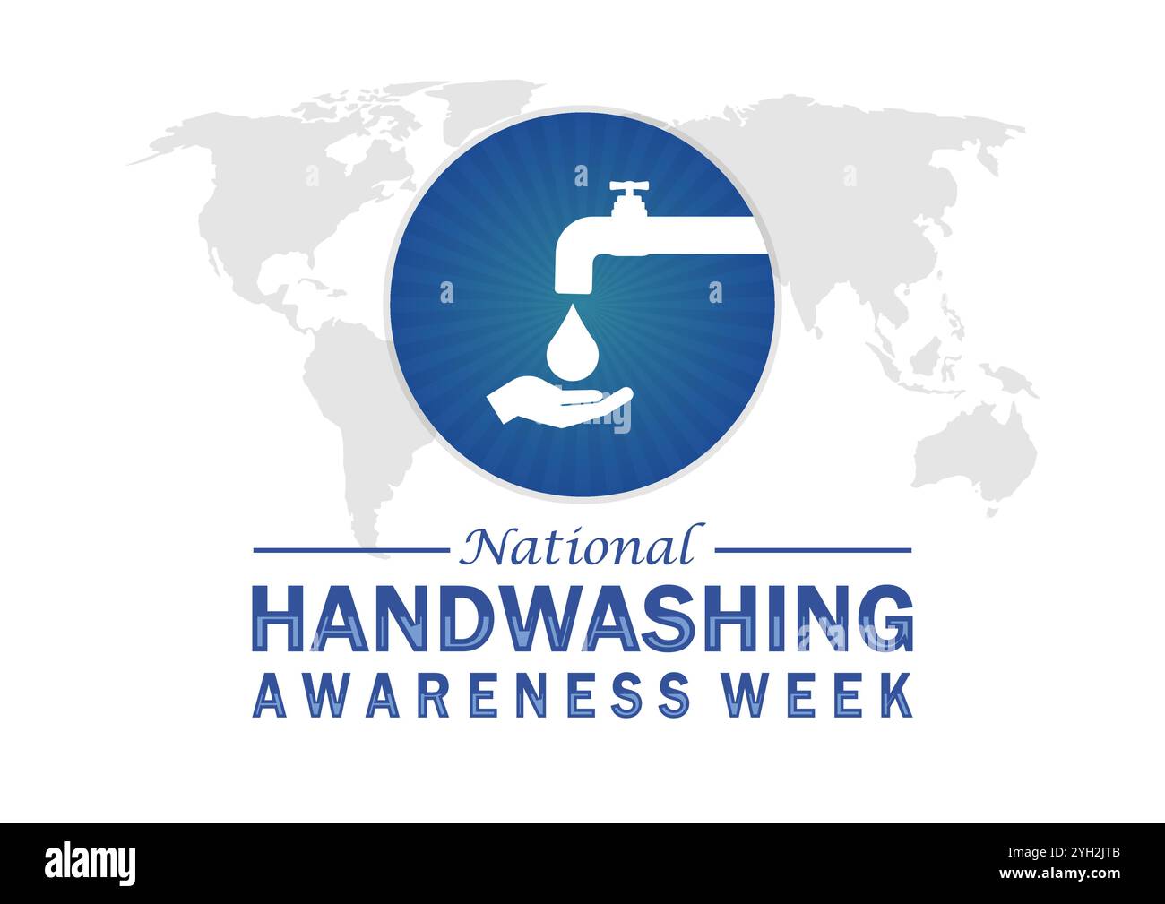 National Handwashing Awareness Week wallpaper with shapes and ...