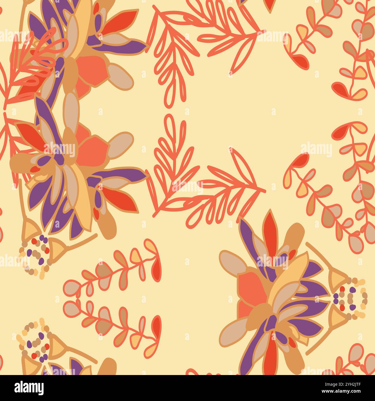 An incredibly beautiful floral design that features vibrant leaves and ...