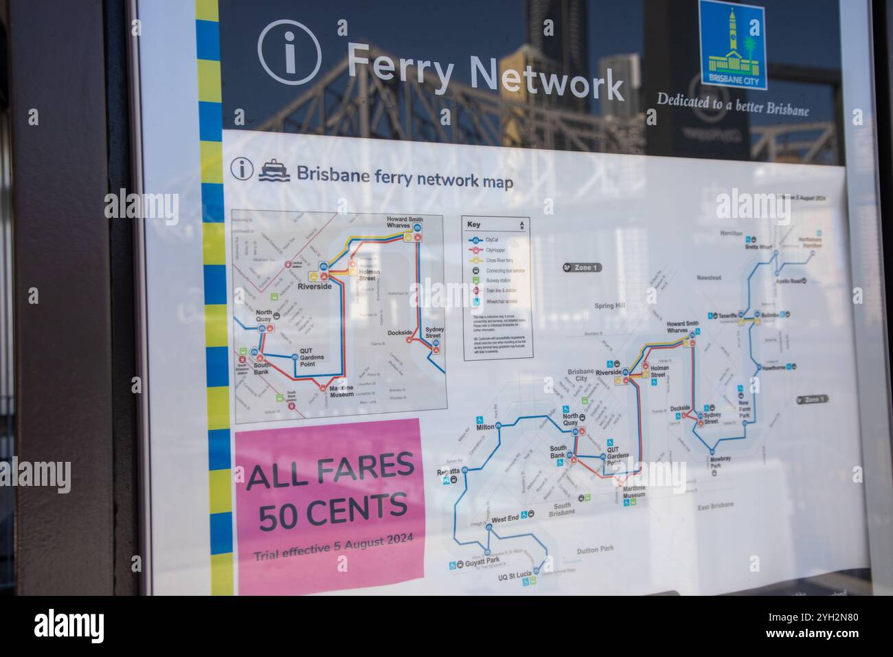 Brisbane, Queensland. 4th October 2024. Brisbane's 50 cent fares ...