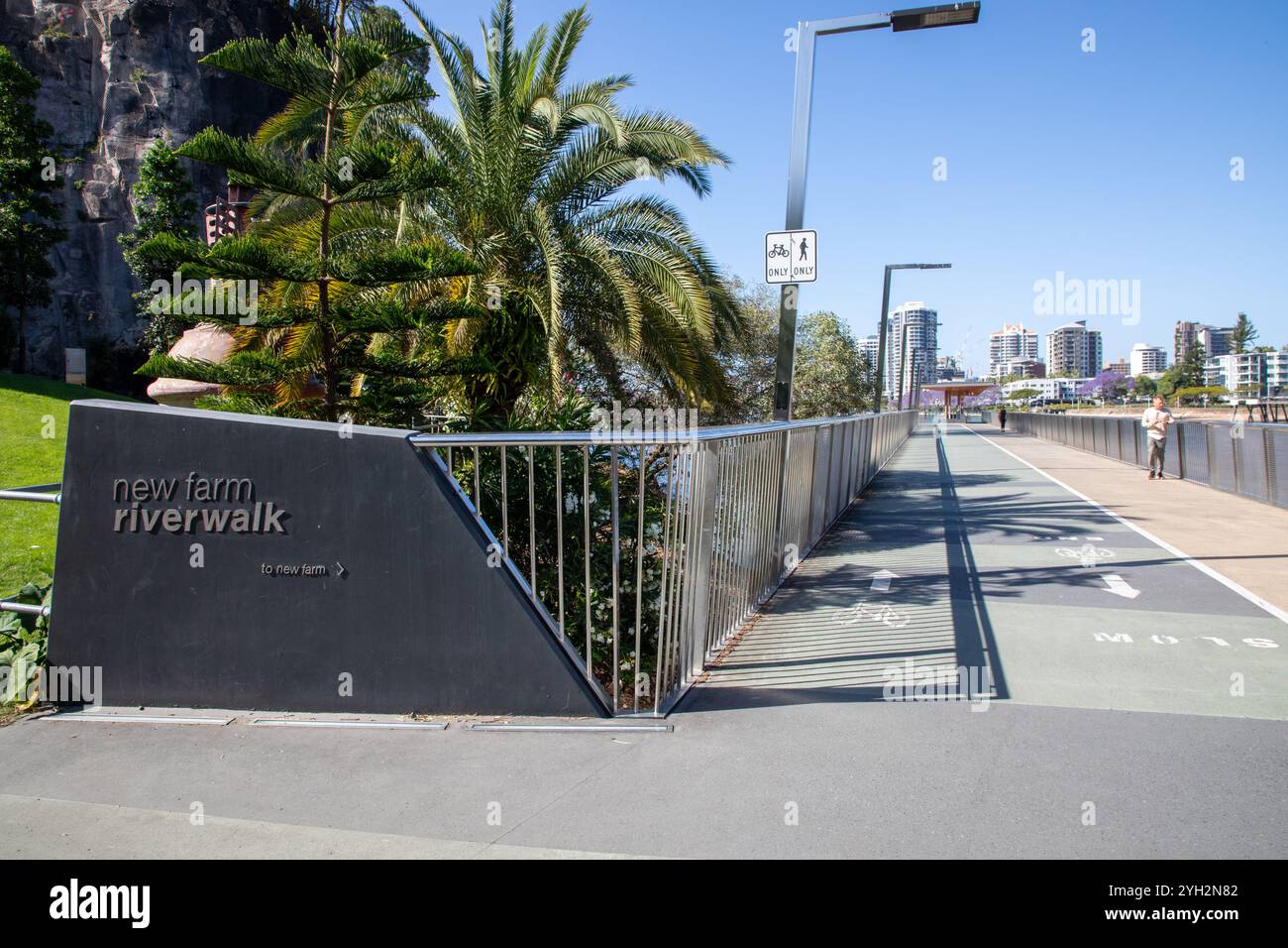 Brisbane, Queensland. 4th October 2024. New Farm river walk, Brisbane ...