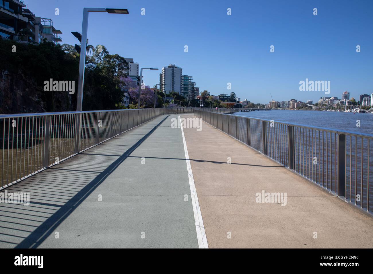 Brisbane, Queensland. 4th October 2024. New Farm river walk, Brisbane ...