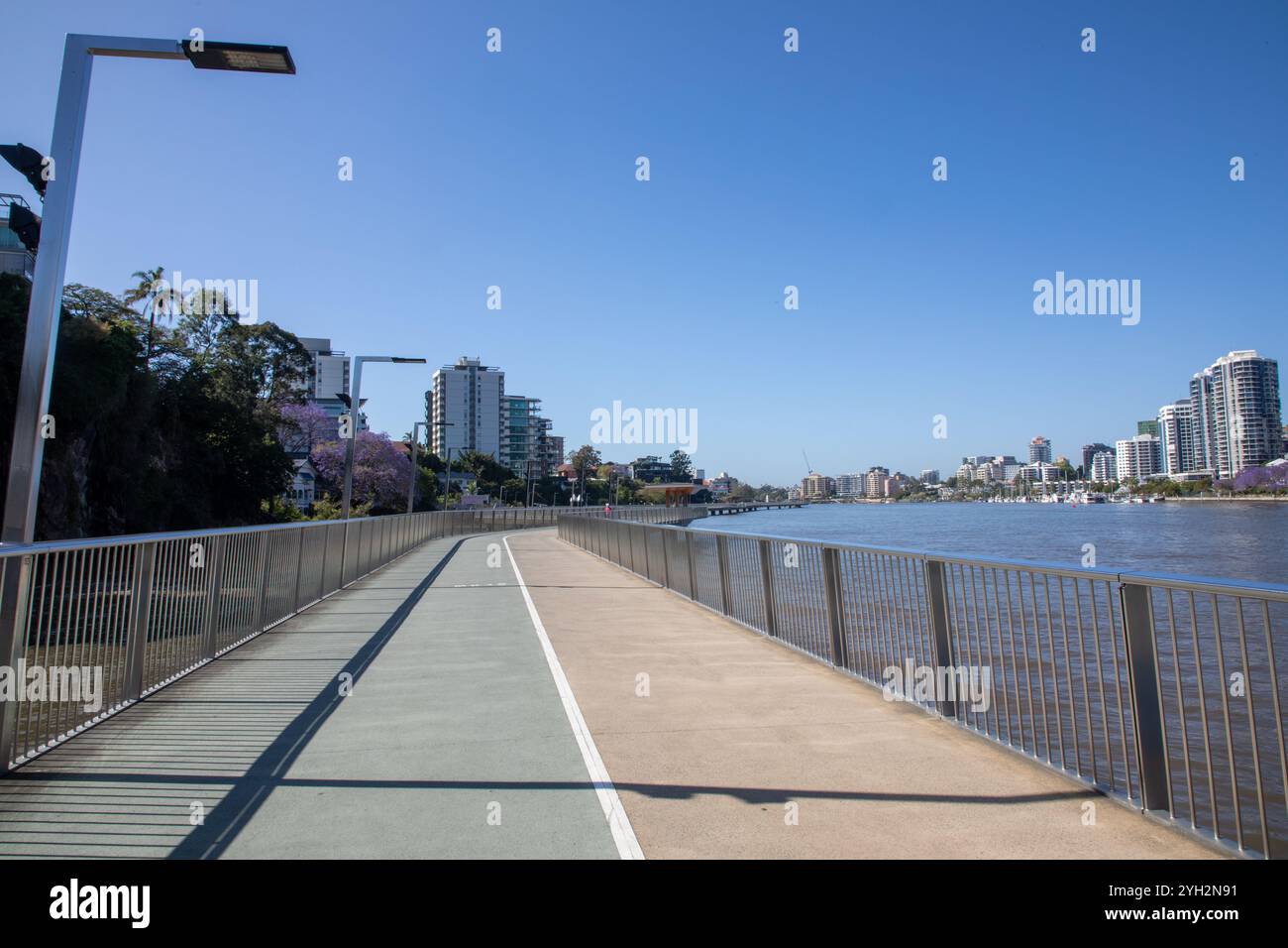 Brisbane, Queensland. 4th October 2024. New Farm river walk, Brisbane ...