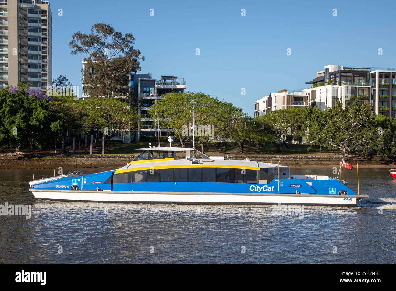 Brisbane, Queensland. 4th October 2024. CityCat ferry on the Brisbane ...