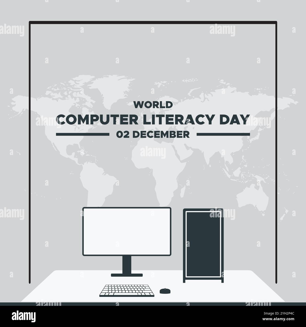 World computer literacy day illustration, World Computer Literacy Day ... World computer literacy day illustration, World Computer Literacy Day ...