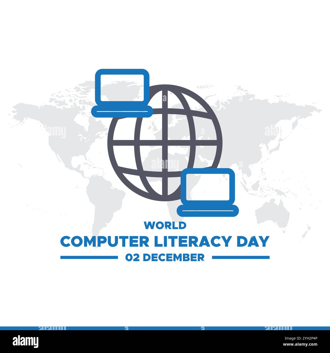 World computer literacy day illustration, World Computer Literacy Day ...