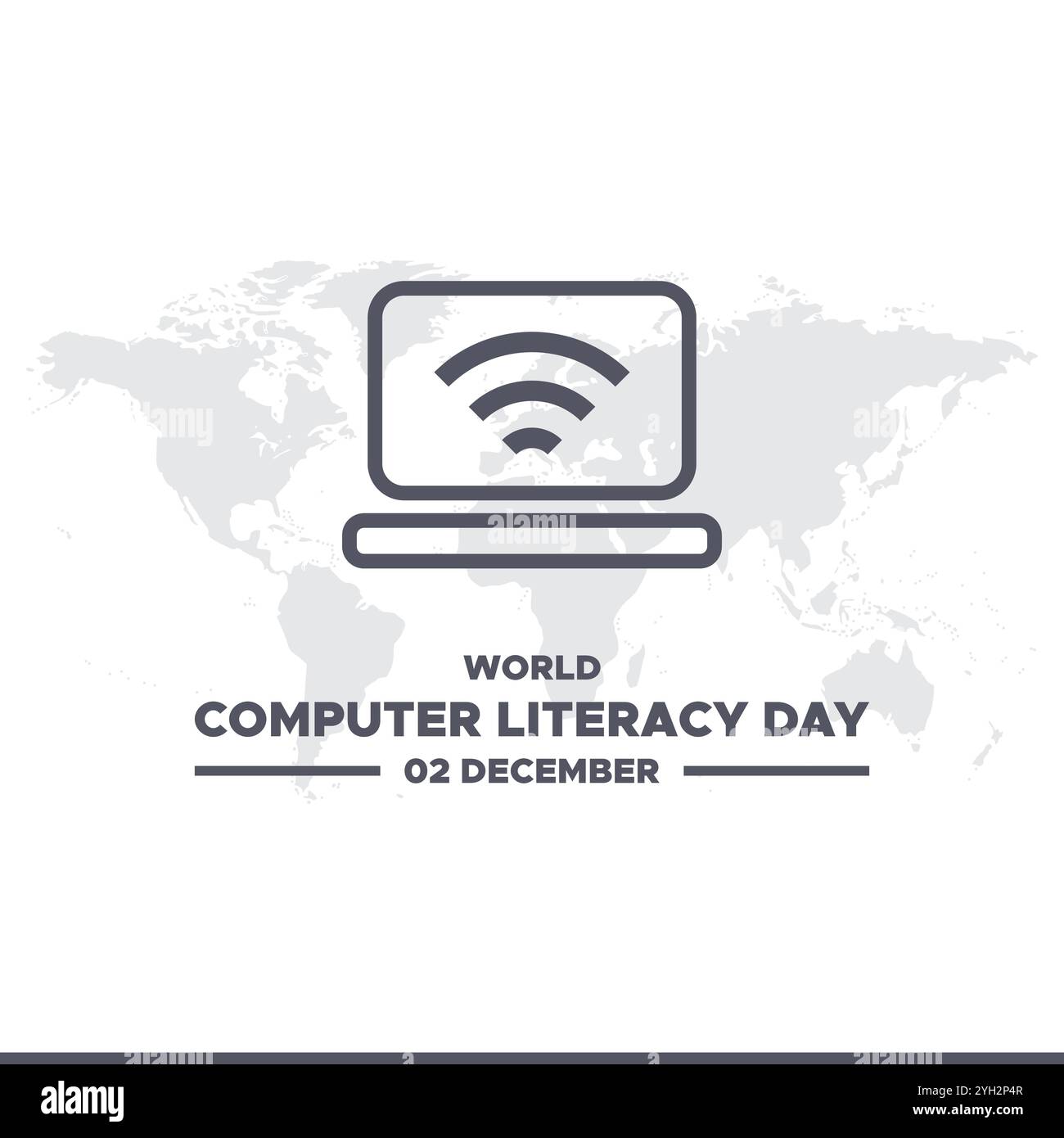 World computer literacy day illustration, World Computer Literacy Day ...