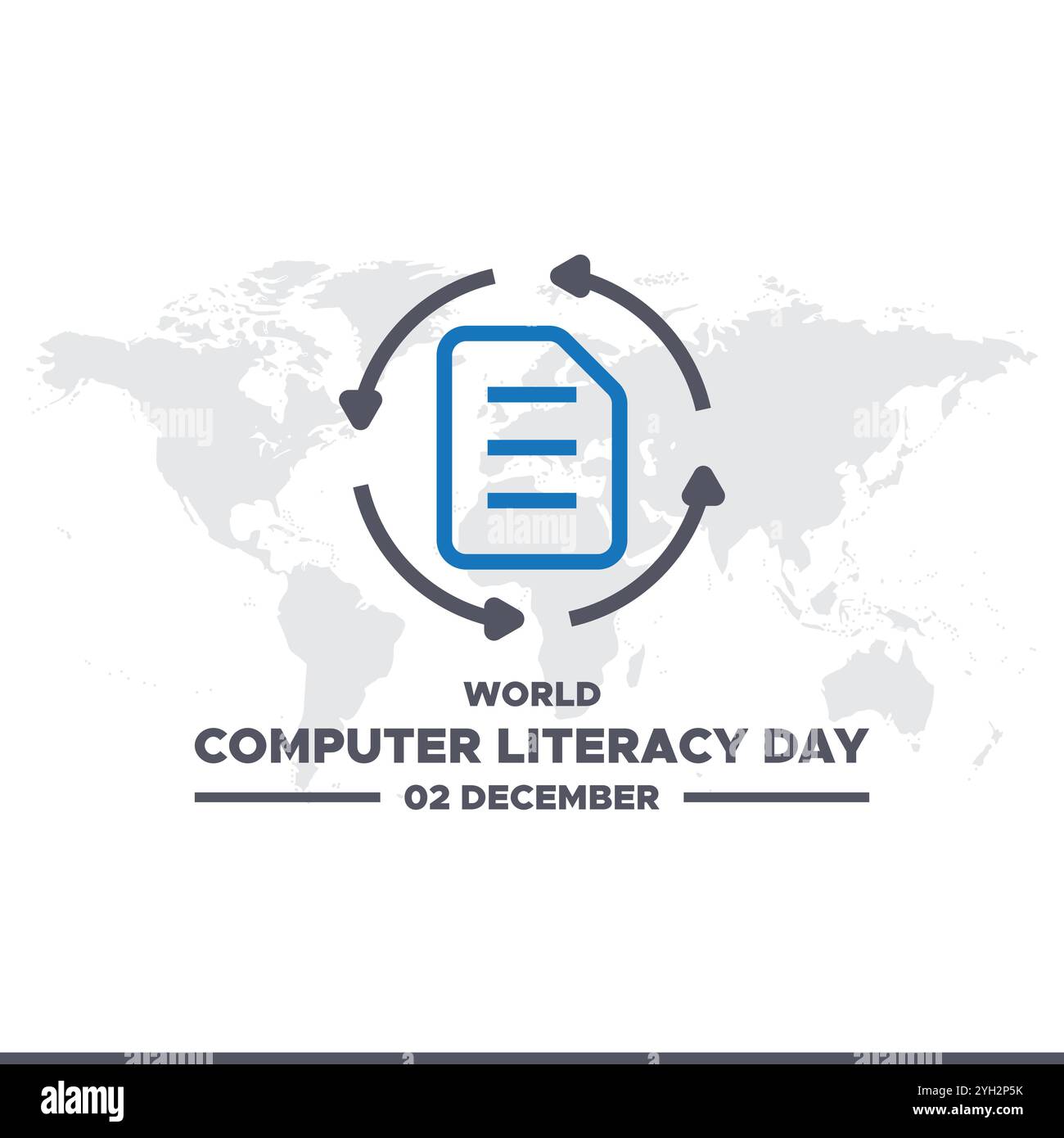 World computer literacy day illustration, World Computer Literacy Day ...