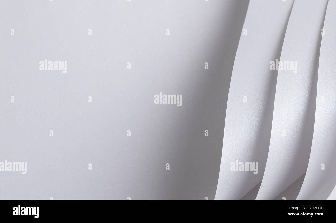 Glossy designer paper background with a soft pearl white gradient ...