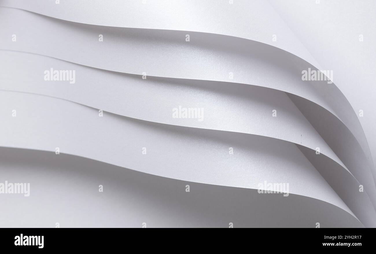 Glossy designer paper background with a pearl white gradient and subtle ...