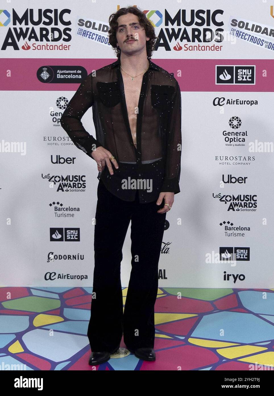 Barcelona, Spain. 08th Nov, 2024. Singer Benson Boone at photocall for ...