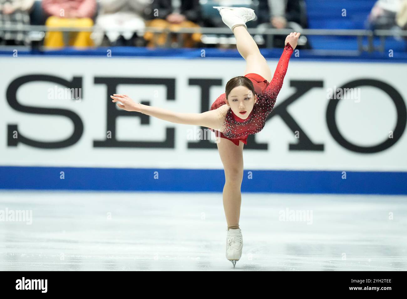 Kim Ye-lim of South Korea competes in the women's free skating at the ...