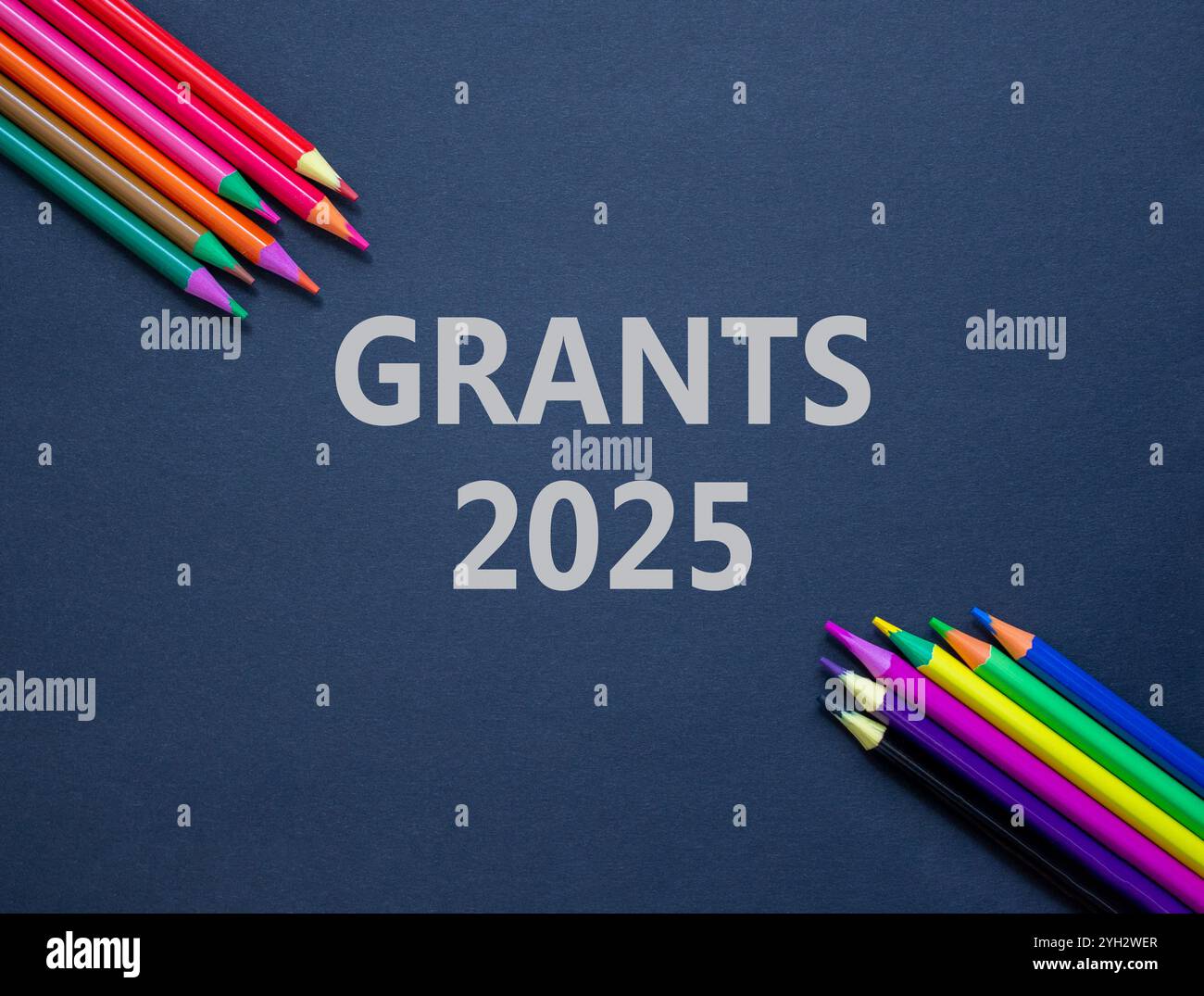 Planning grants 2025 new year symbol. Concept words Grants 2025 on ...