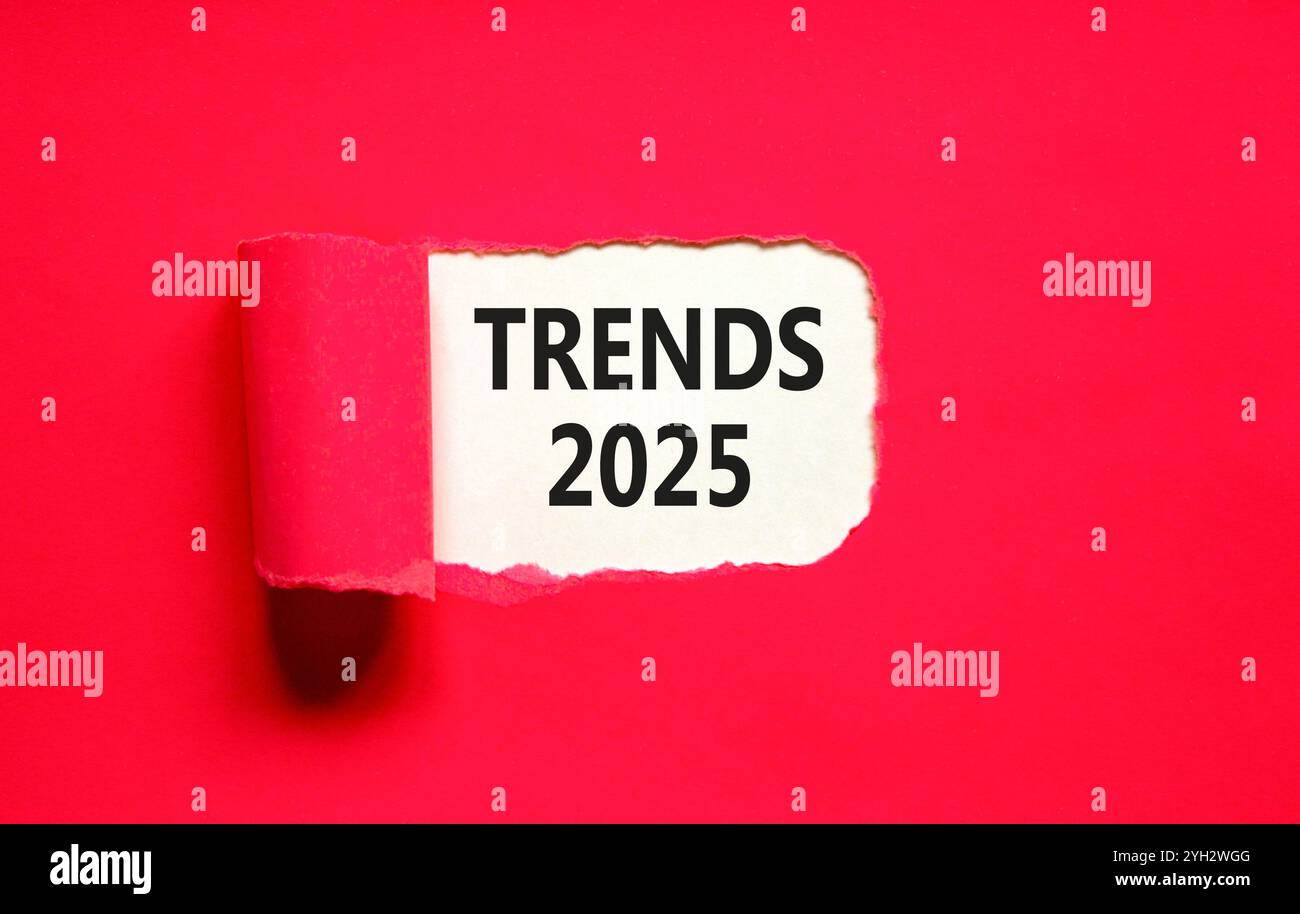 Planning trends 2025 new year symbol. Concept words Trends 2025 on ...