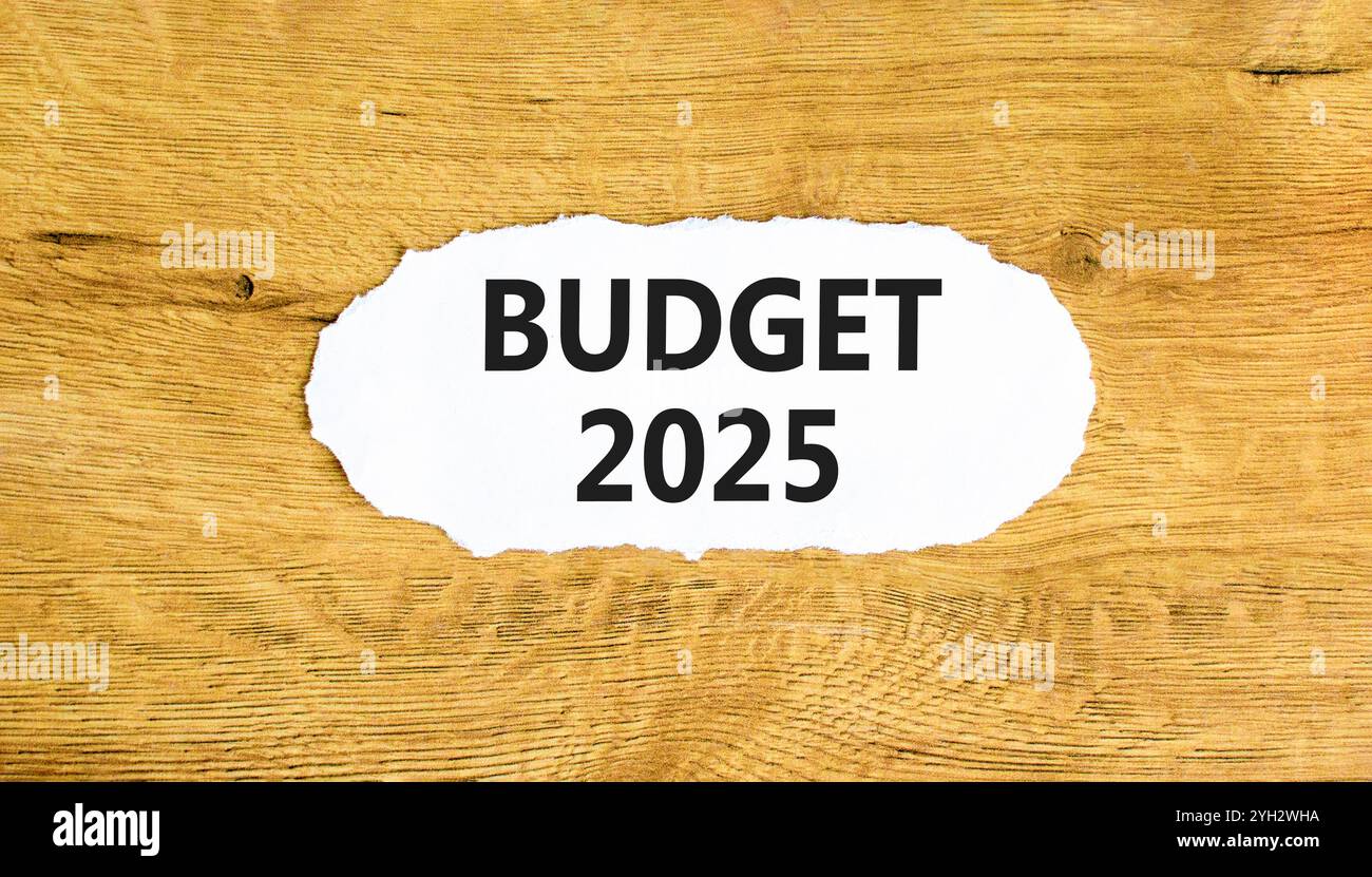 Planning budget 2025 new year symbol. Concept words Budget 2025 on ...