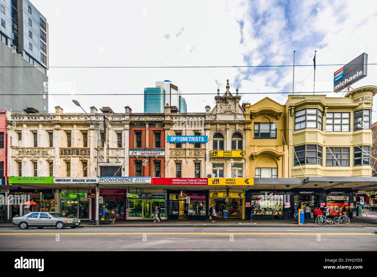 Melbourne streetscape hi-res stock photography and images - Alamy